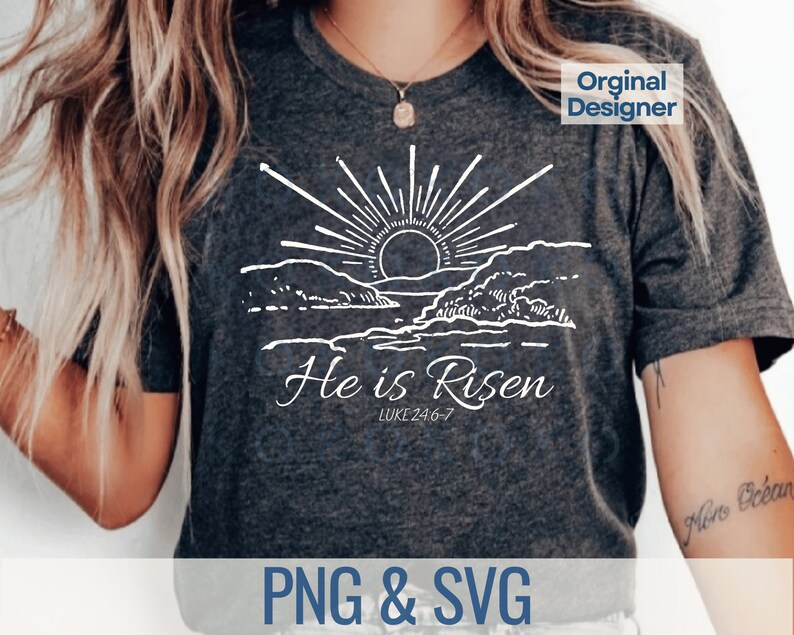 He is Risen Png, Christian Png, Christian Ester Svg, Bible Verse Png ...