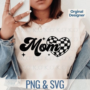 Checkered Mom Png, Retro Mom Png Design, Mom Shirt Png, Mama Svg, Mama ...