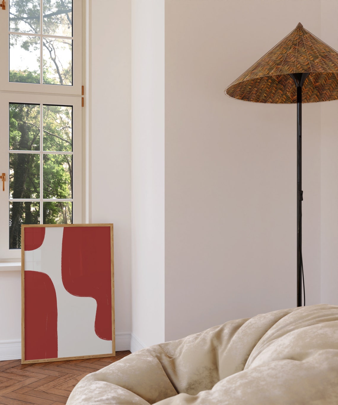 Red Abstract Art Prints Brush Strokes Printable Wall Art Red - Etsy