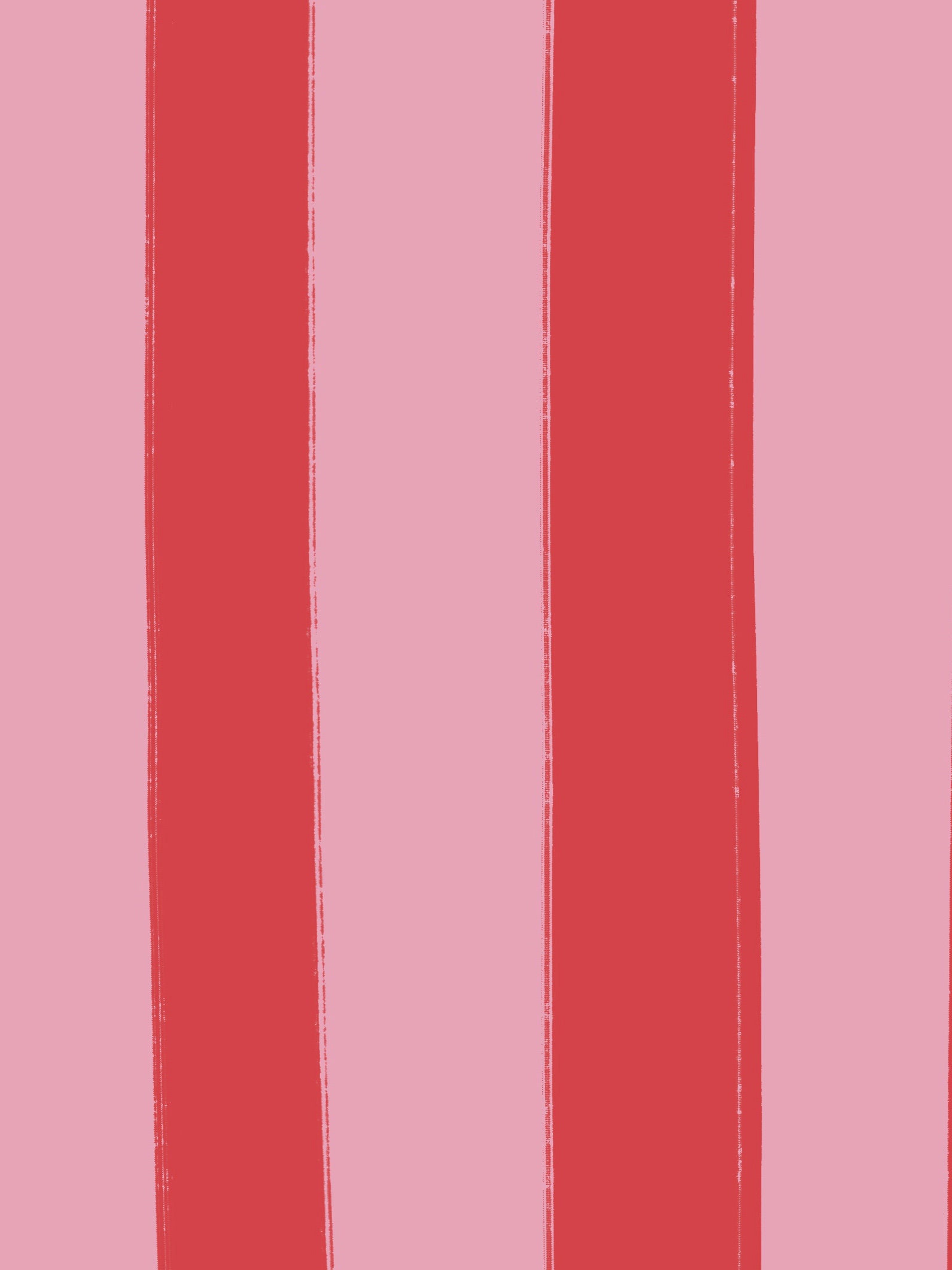 Pink Red Striped Art Print, Joyful Preppy Room Decor, Organic Lines ...
