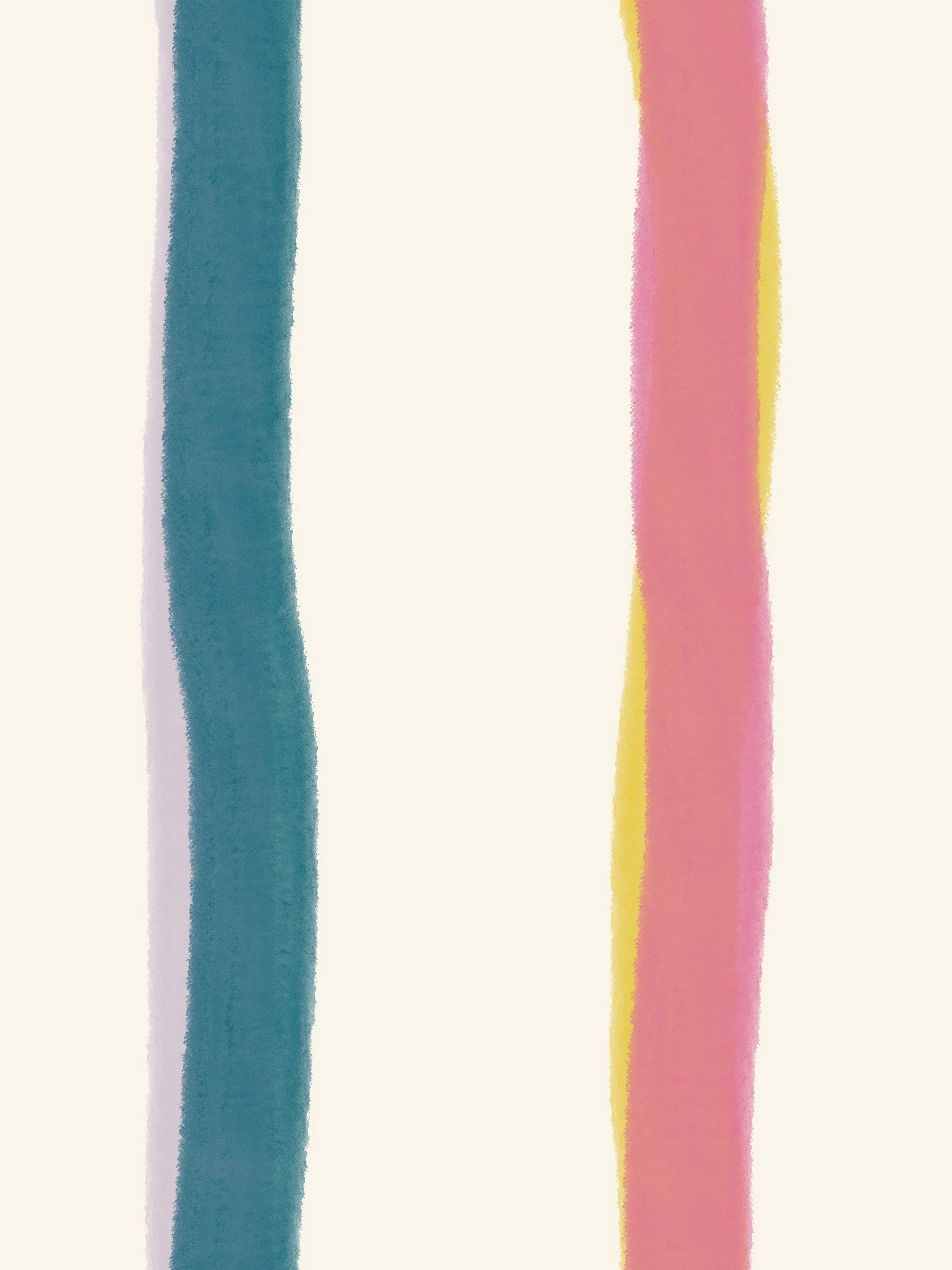 Pastel Striped Art Print, Joyful Preppy Room Decor, Organic Lines ...