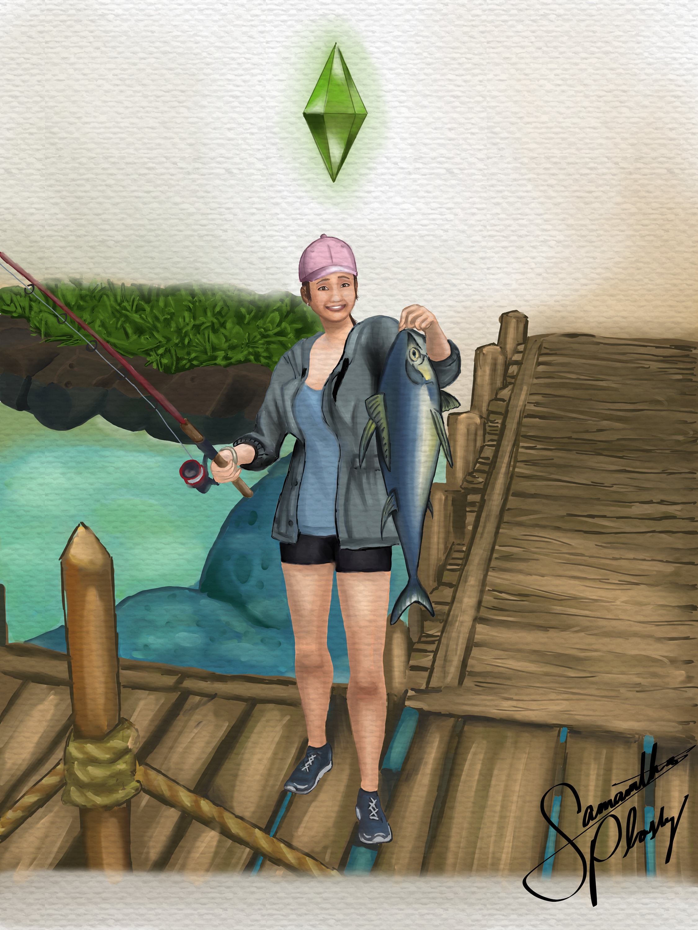 Custom Simulation Family With Plumbob - Etsy