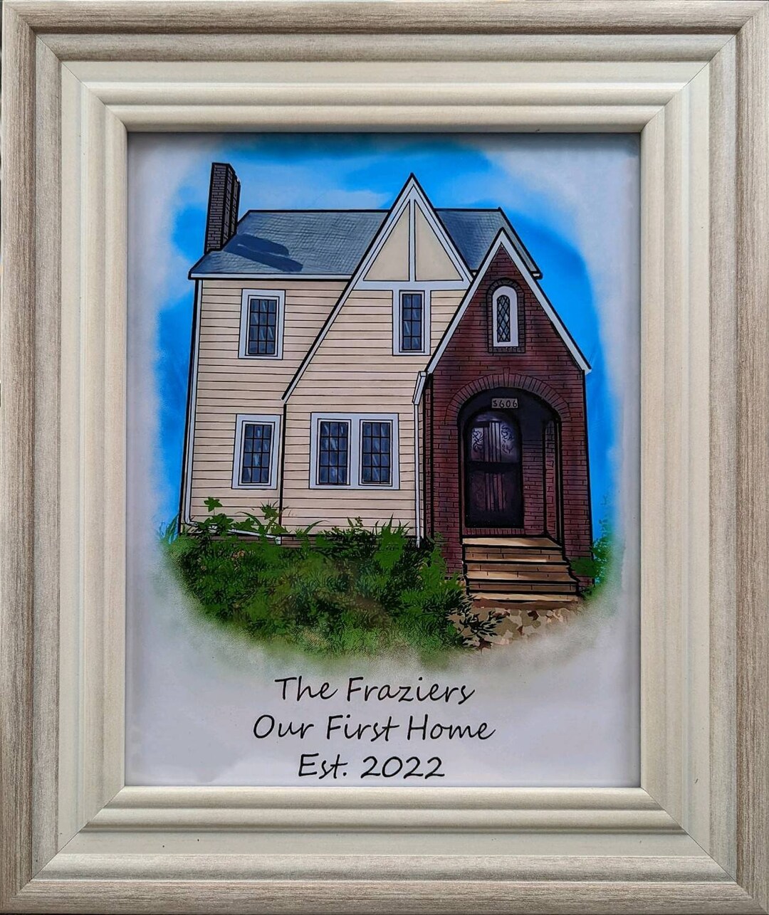 Custom House Drawing - Etsy