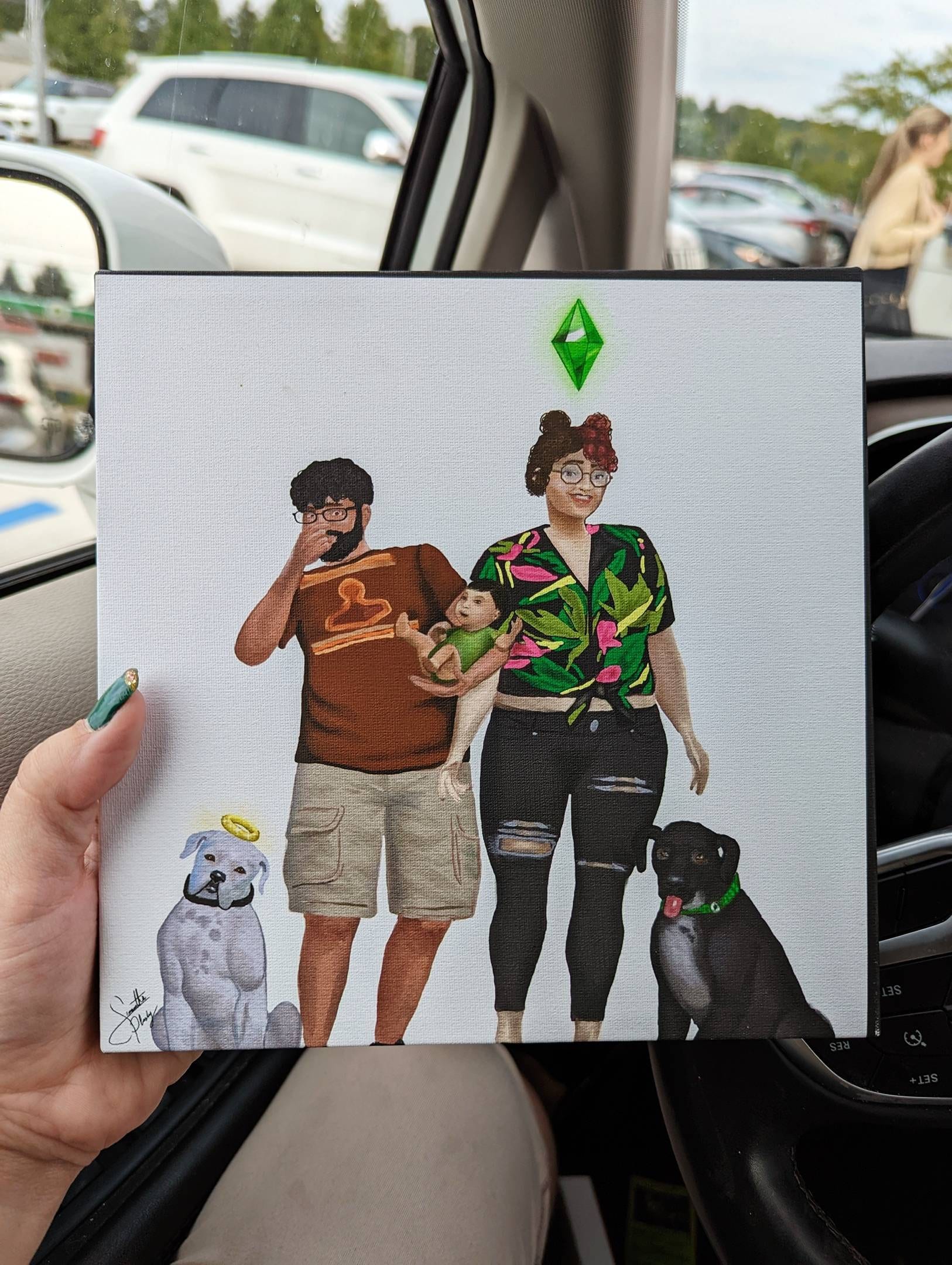 Custom Simulation Family With Plumbob - Etsy