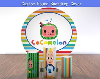 Cocomelon Circle Backdrop Cover - Etsy