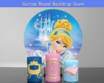 Princess Circle Backdrop Cover - Etsy