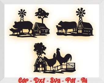 Laser Cut Farm - Etsy