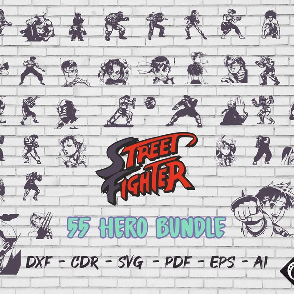 Street Fighter Stencil - Etsy