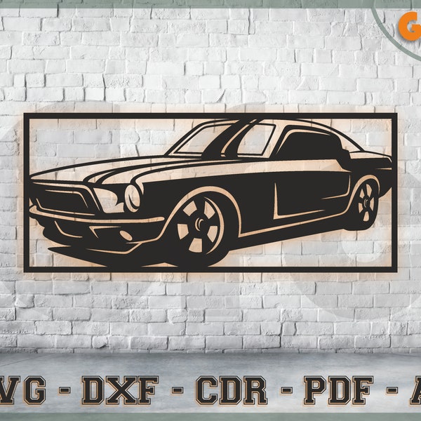 Ford Mustang Clipart - Etsy