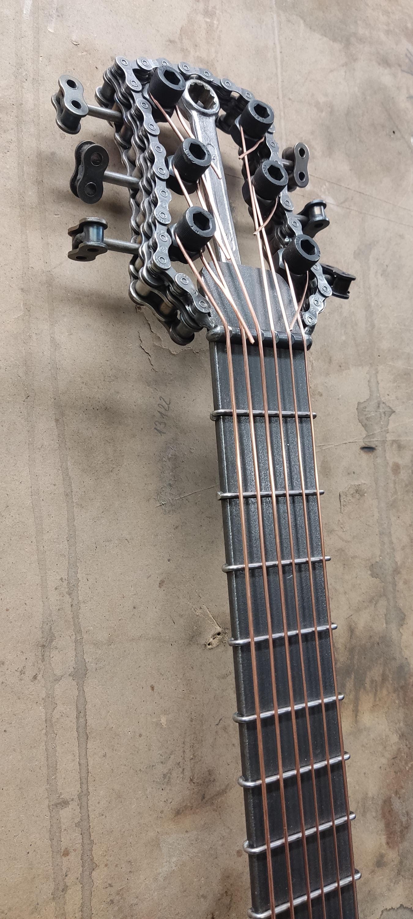 Custom Metal Guitar Sculpture - Etsy
