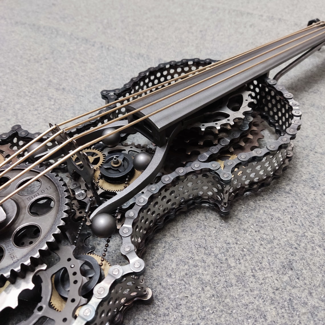 Custom Metal Violin Sculpture - Etsy