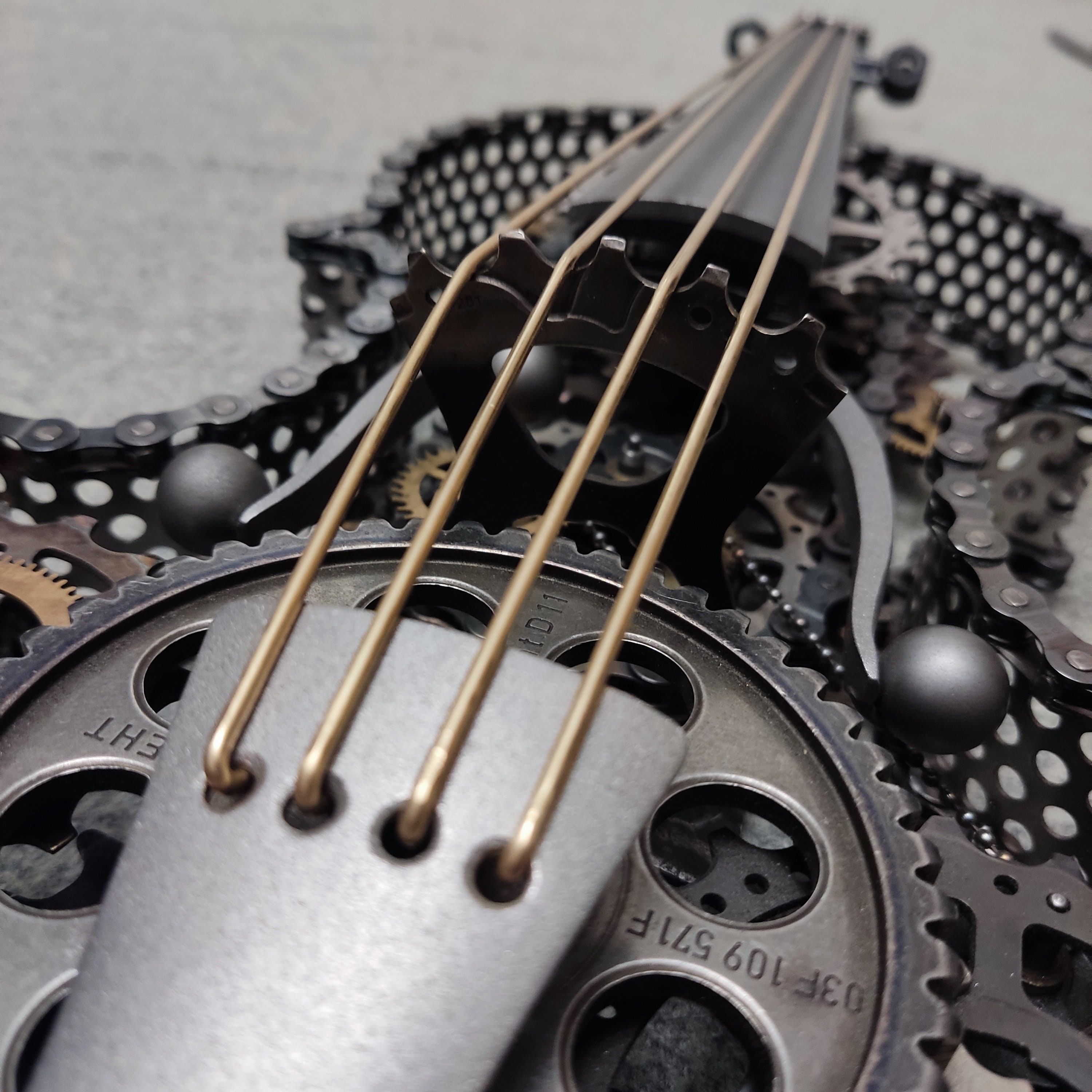Custom Metal Violin Sculpture - Etsy