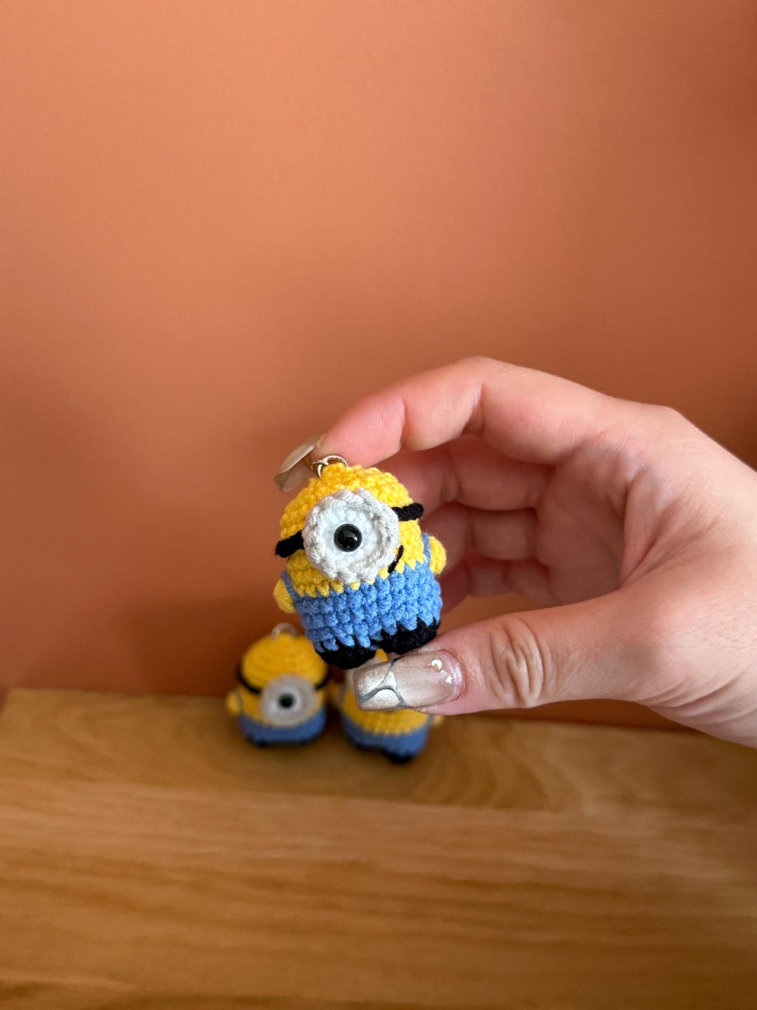 Minion Crochet Keychain - Etsy