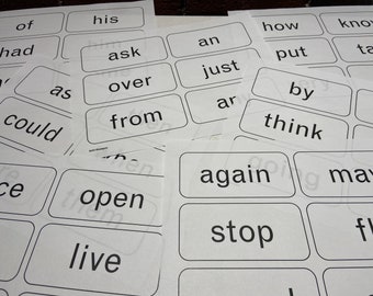 High Frequency Words 1st Grade - Etsy