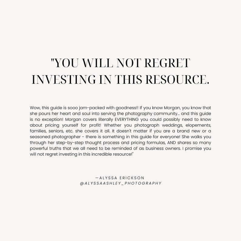 The Guide to Pricing Yourself for Profit as a Photographer - Etsy