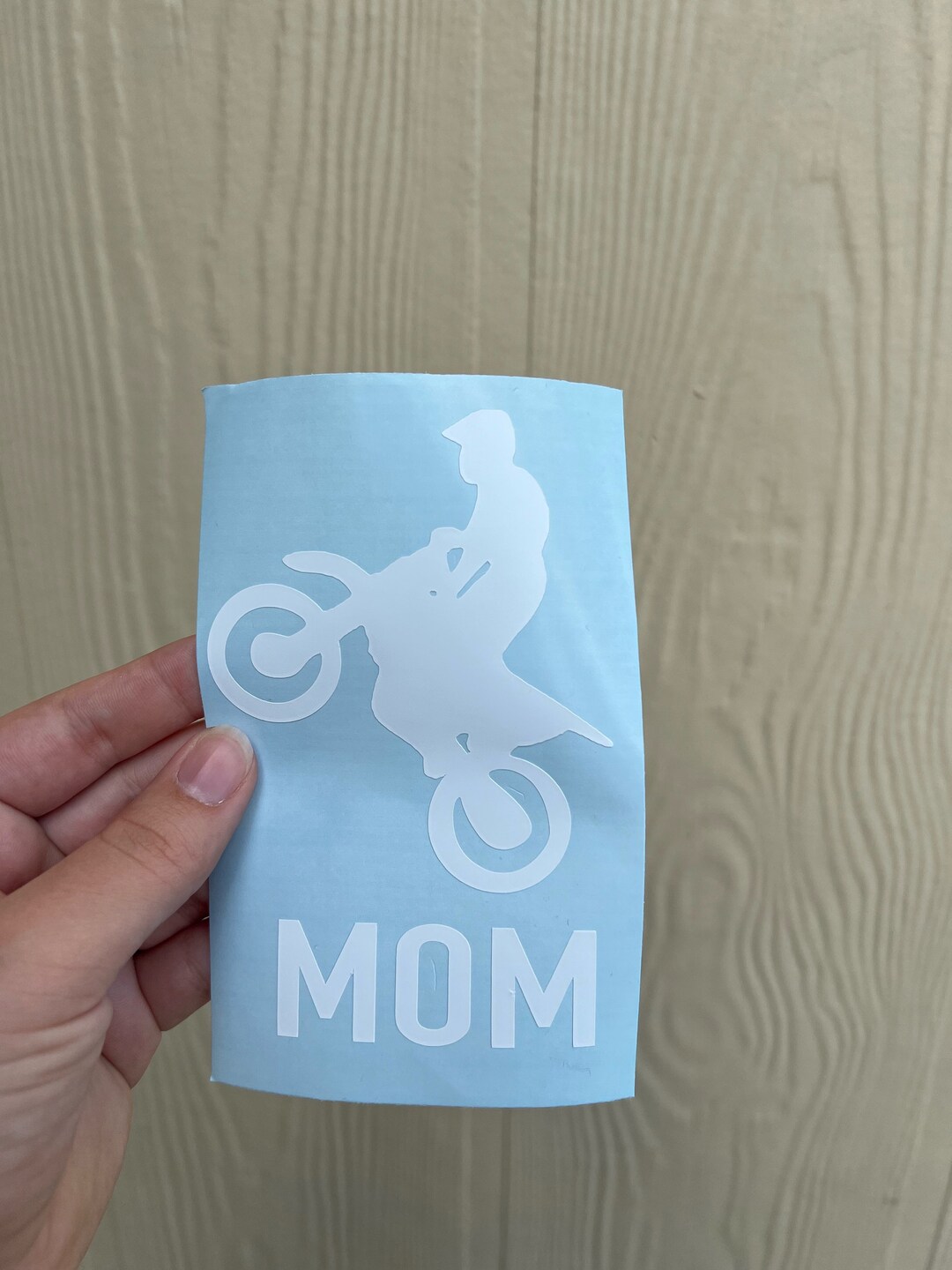 Dirt Bike Mom, Dad, Family Car Decal - Etsy