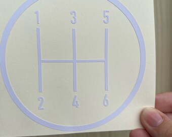 Shift Pattern Decal - Etsy