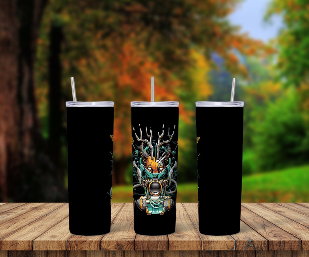 Deer Tumbler Design, 20 Oz Skinny Tumbler Design, Sublimation Image ...