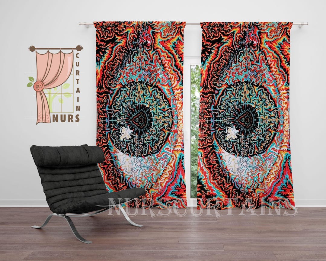 Visionary Eye Curtain: Abstract Vision Window Panel Art - Etsy