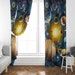 Space Themed Basketball Curtain, Space Curtains, Sneaker Curtain ...