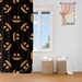 Horror Face Curtain, Halloween Decor, Blackout Curtain, Gothic Room ...