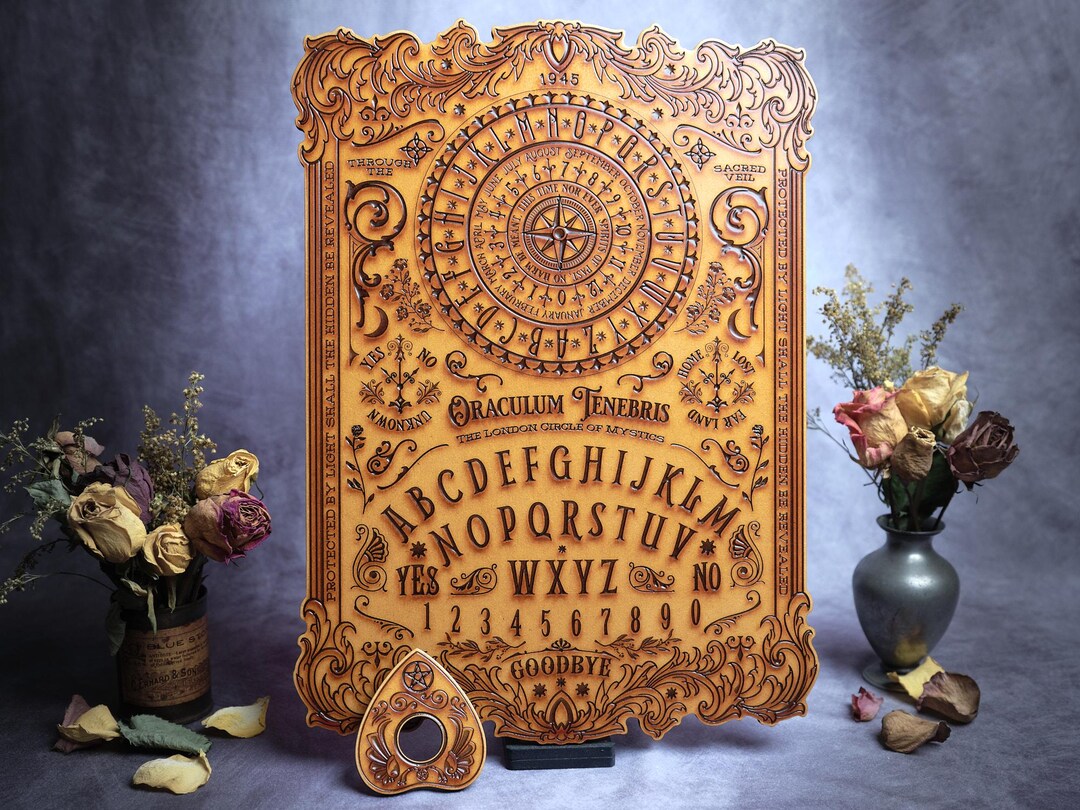 Wooden Pendulum and Spirit / Ouija Board. Oracle of Shadows - the ...