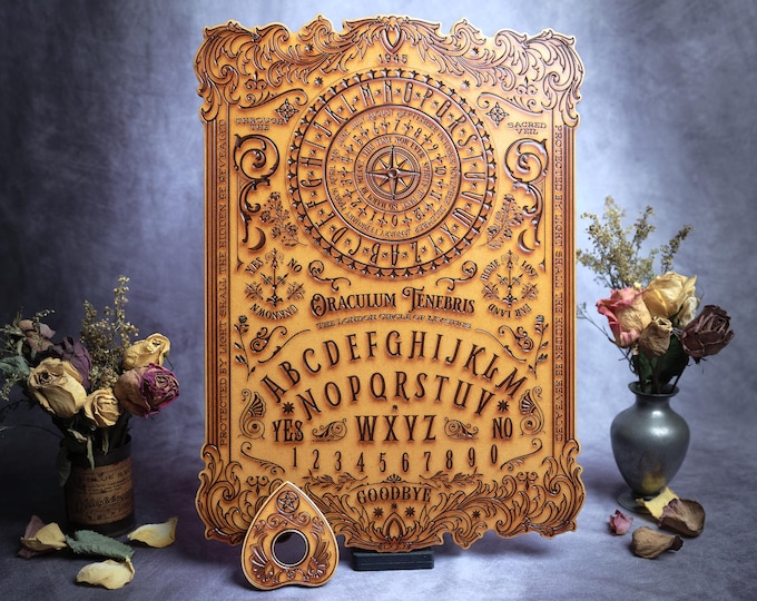 Wooden Pendulum and Spirit / Ouija Board. Oracle of Shadows - the ...
