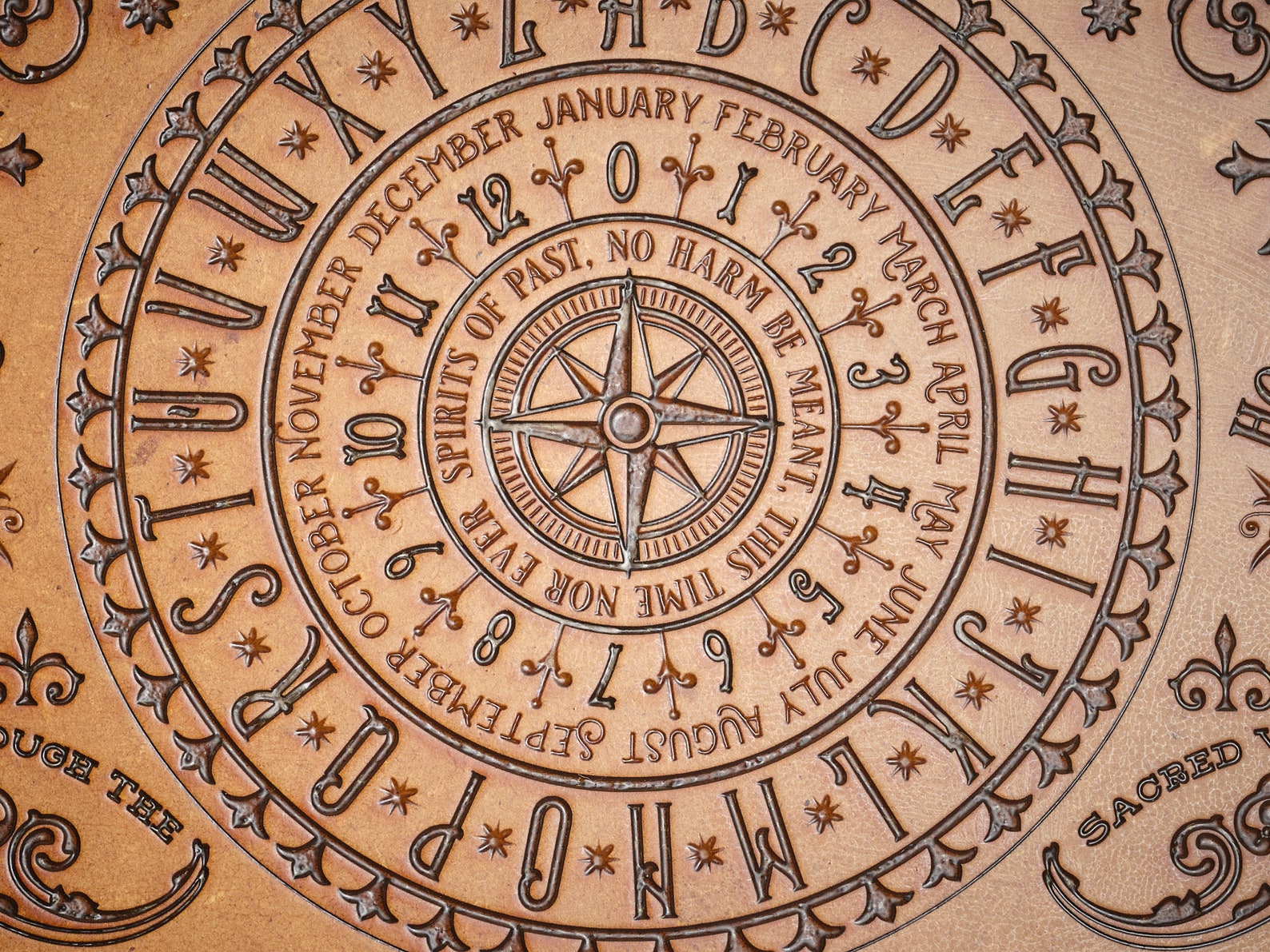 Engraved Wooden Pendulum Board - Victorian Ghost Hunter Design - Etsy