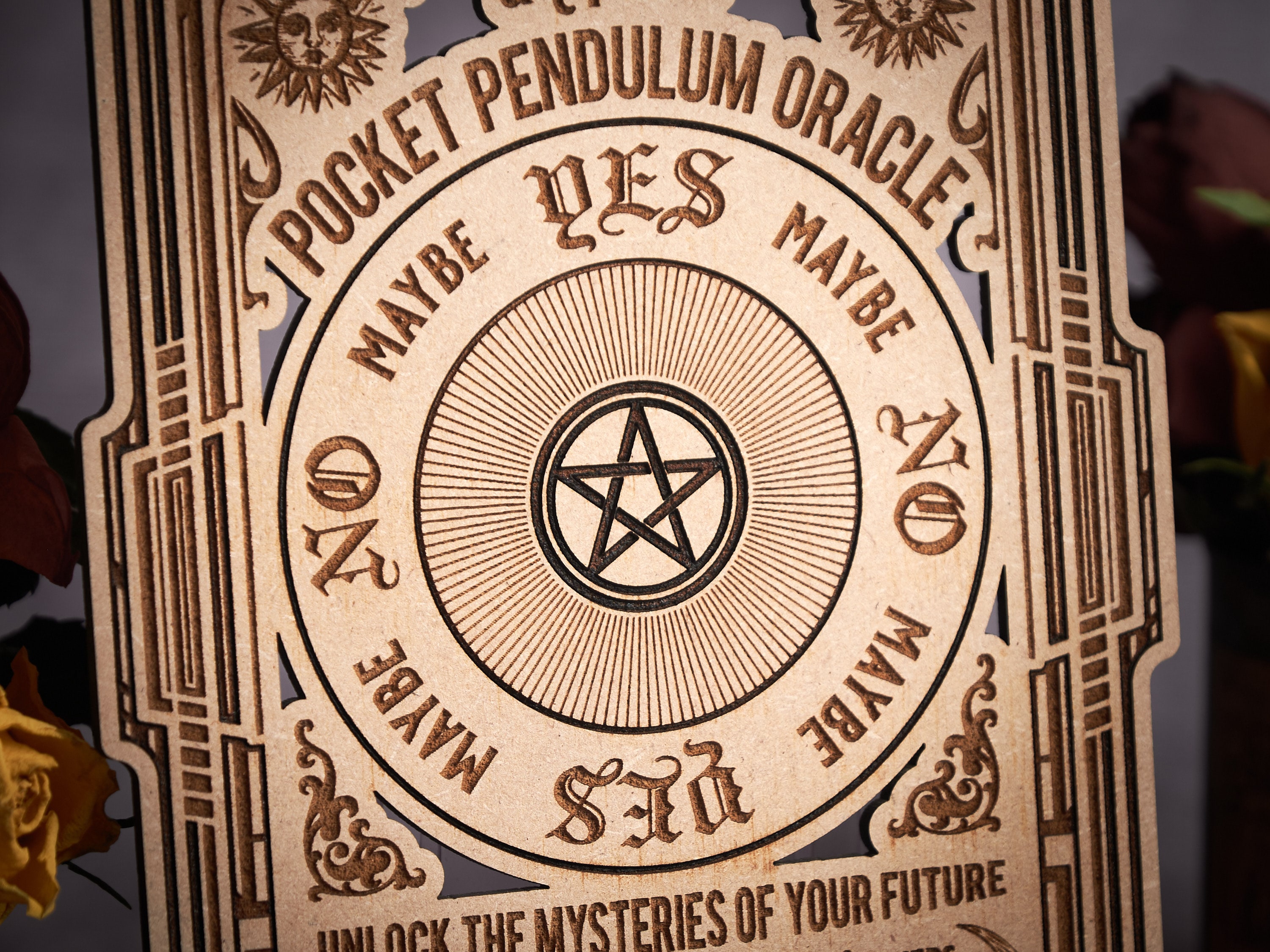 Beautiful Pendulum Boards / Dowsing Board / Witch Board - Vintage ...