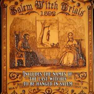 The Salem Witch Trials - Wiccan / Pagan Wall Art - A Little Piece of ...