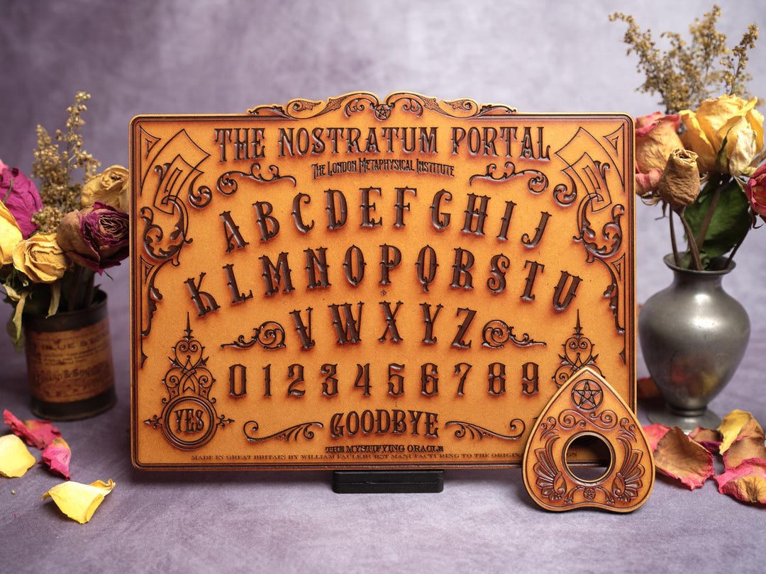 Wooden Ouija Board With Planchette – Victorian Style Spirit Board - Etsy