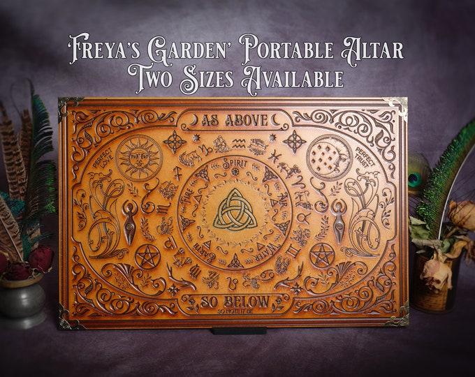 Portable Altar Wiccan and Pagan Vintage Victorian Style Engravings ...