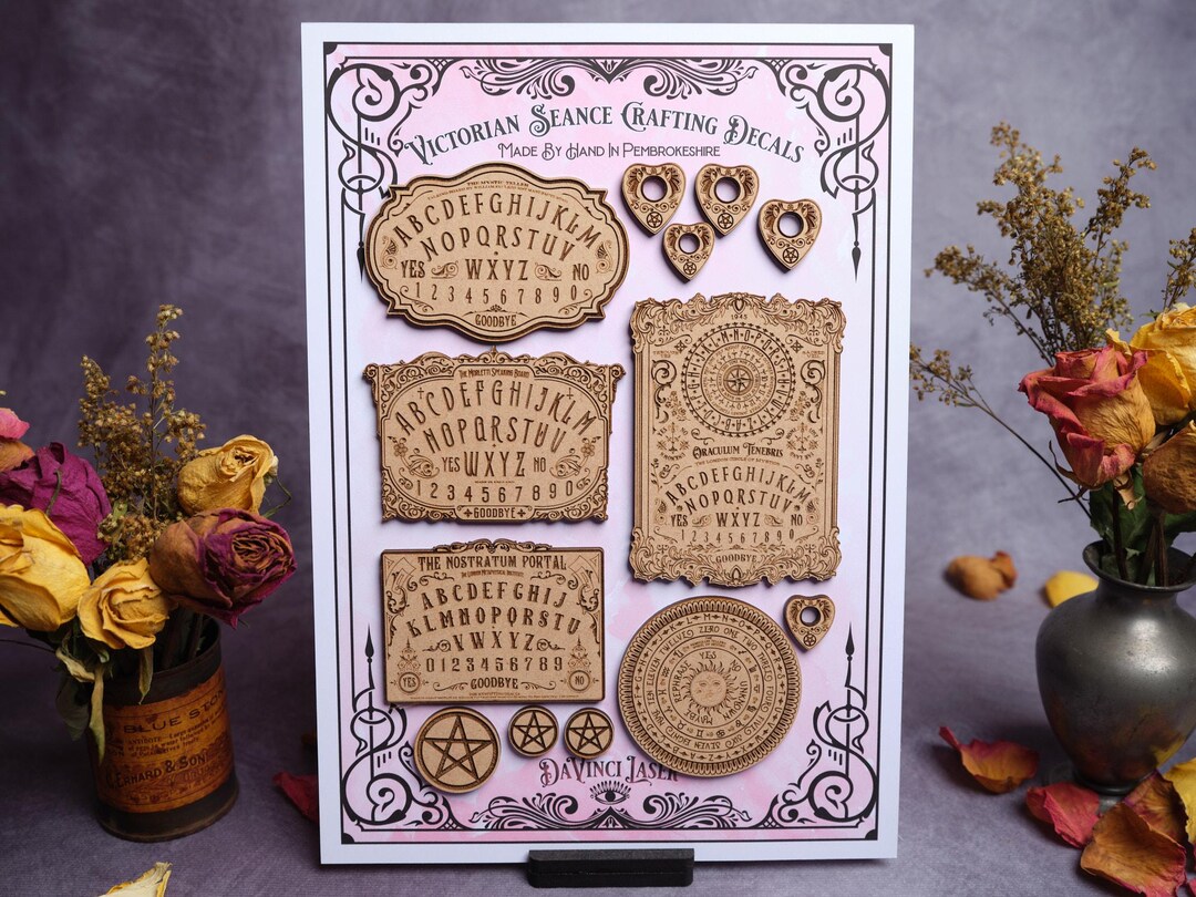 Seance - Wiccan & Pagan Laser Engraved Decal Sheet – Witchy Crafting ...