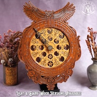 3D Printed Pentacle Clock - Etsy