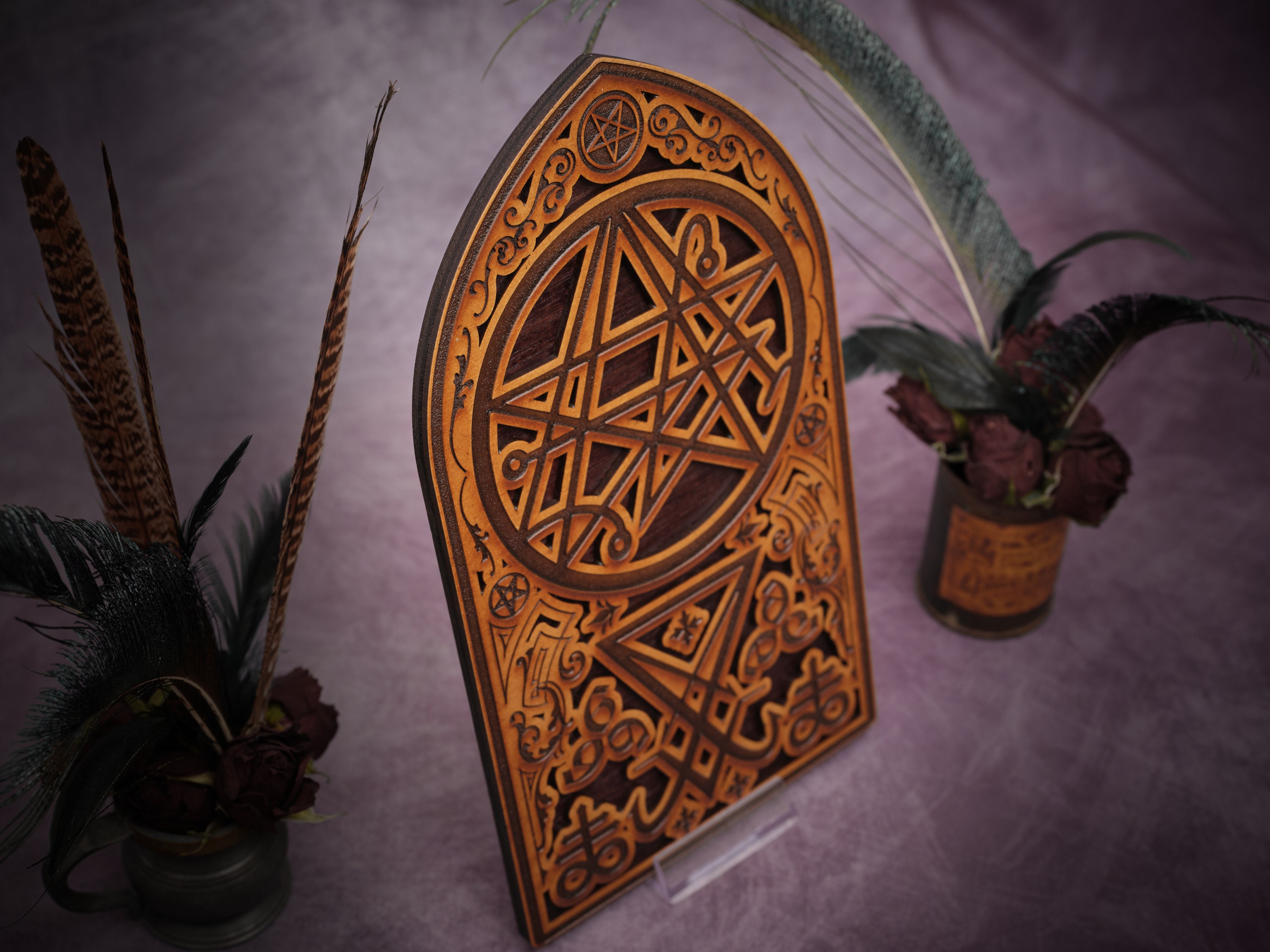 Sigil of the Gate With Leviathan Cross and Seal of Satan - Three ...