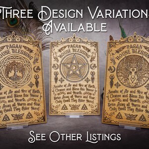 Pagan House Blessing - Beautiful Little Wall Hanging - Pagan / Witchy ...