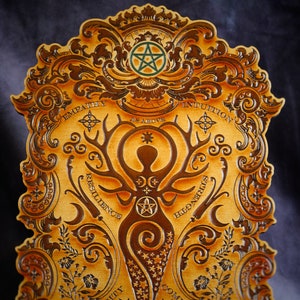 Spirit of the Witch - Beautiful Wiccan / Pagan Wall Hanging Art - Cute ...