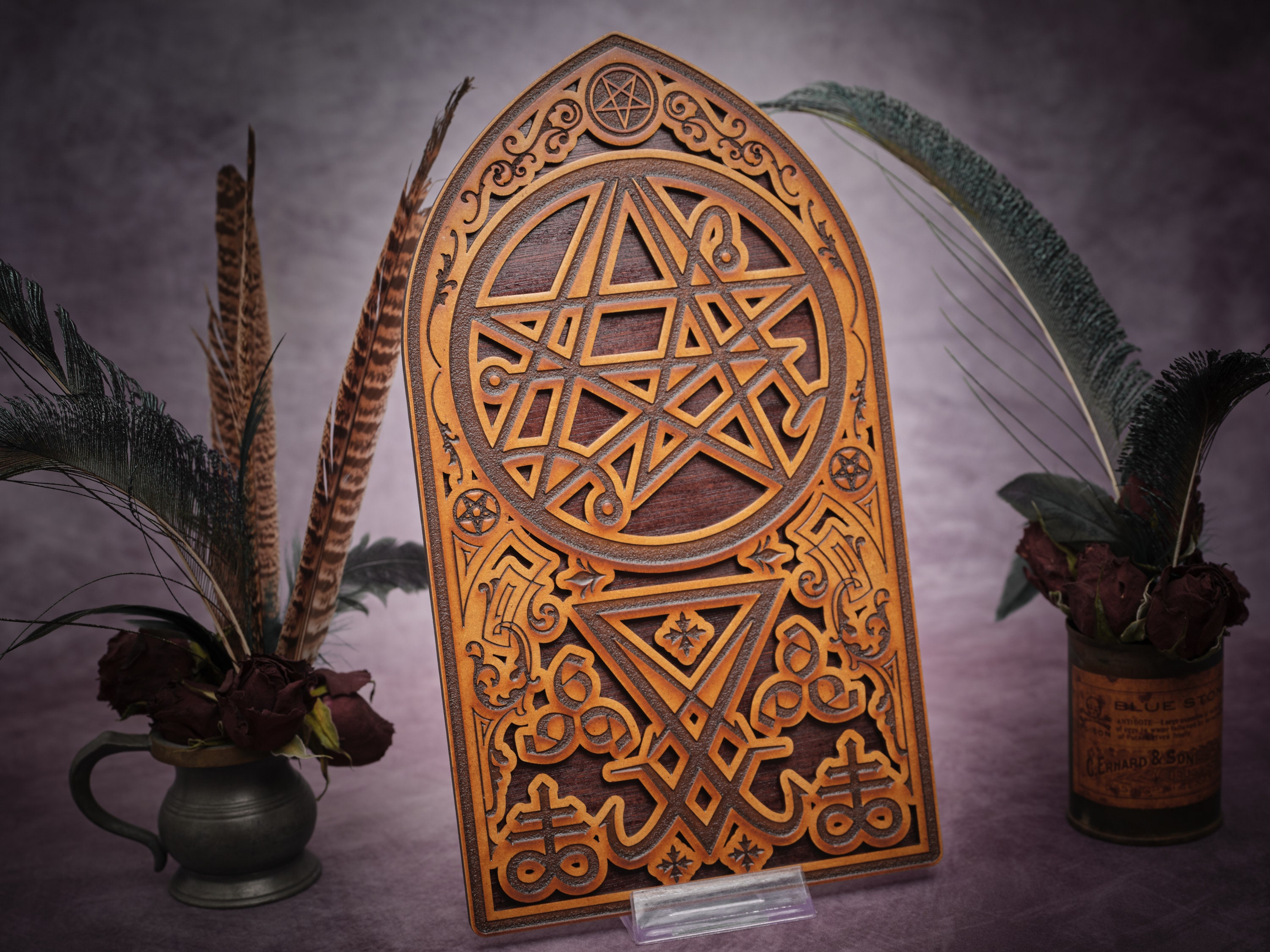 Sigil of the Gate With Leviathan Cross and Seal of Satan - Three ...