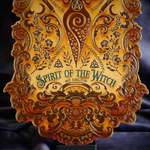 Spirit of the Witch - Beautiful Wiccan / Pagan Wall Hanging Art - Cute ...