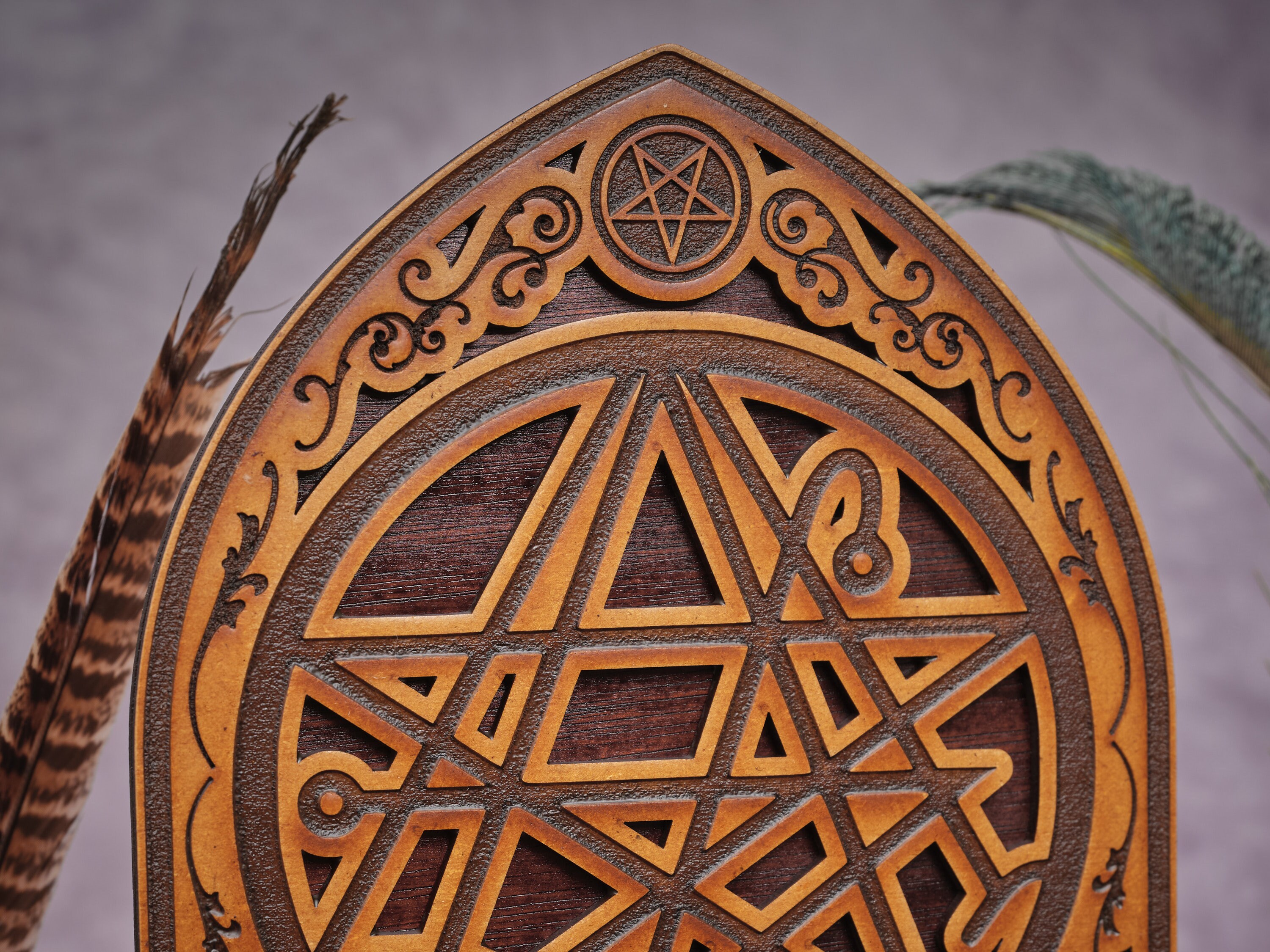 Sigil of the Gate With Leviathan Cross and Seal of Satan - Three ...