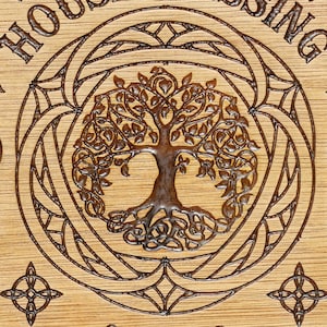 Pagan House Blessing - Beautiful Little Wall Hanging - Pagan / Witchy ...