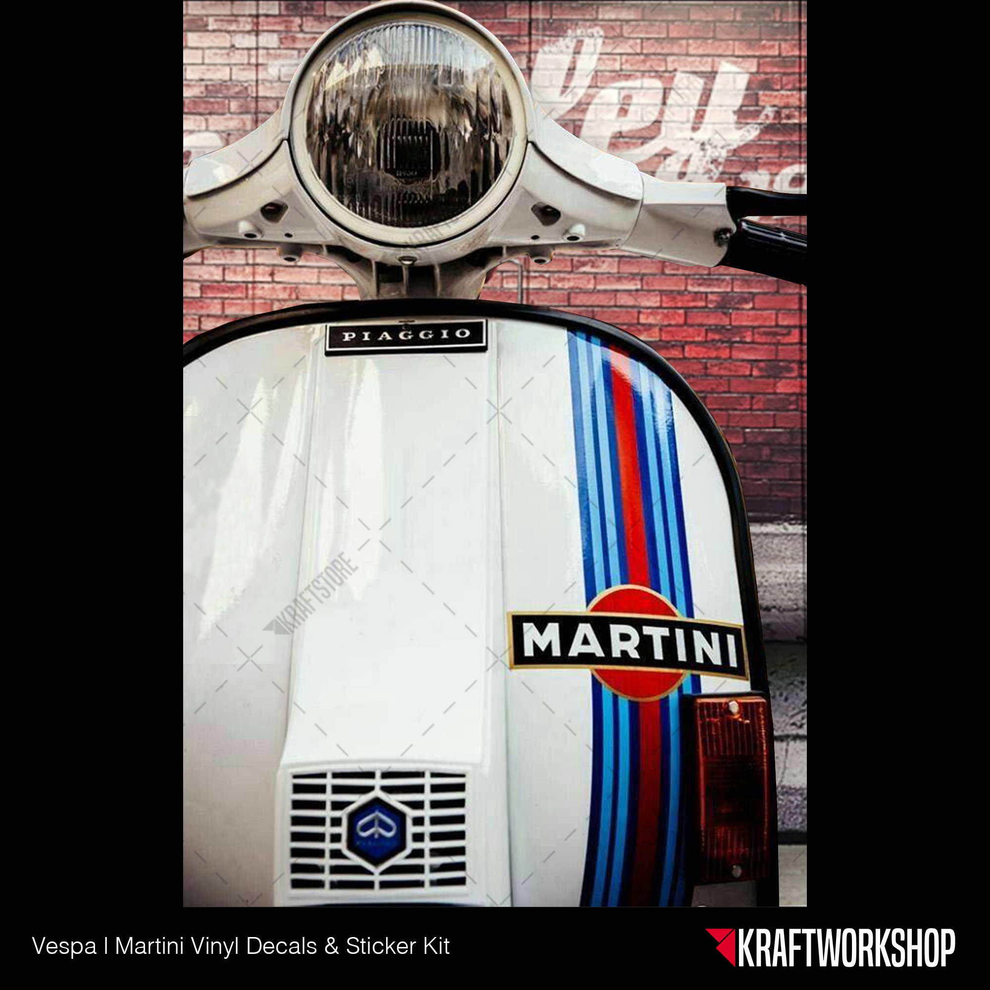 Martini Vinyl Decals / Sticker Kit - Etsy
