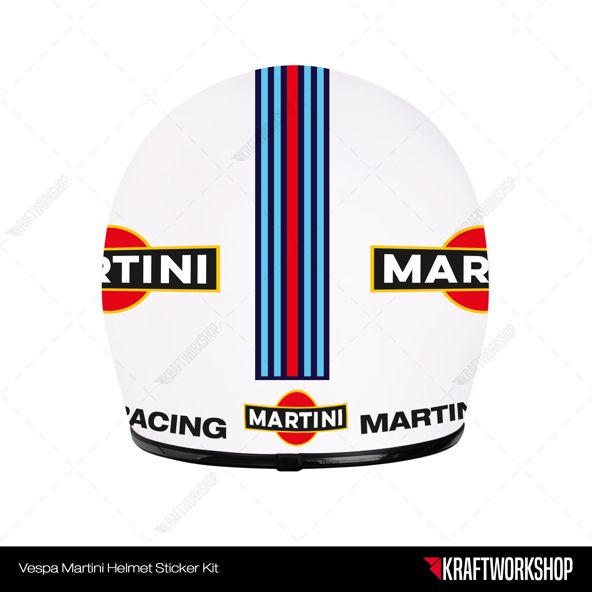 Martini Helmet Sticker Kit / Martini Racing Stickers - Etsy