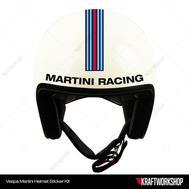 Martini Helmet Sticker Kit / Martini Racing Stickers - Etsy