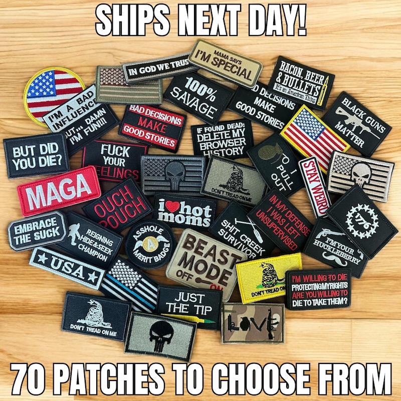 Velcro Morale Patch - Etsy