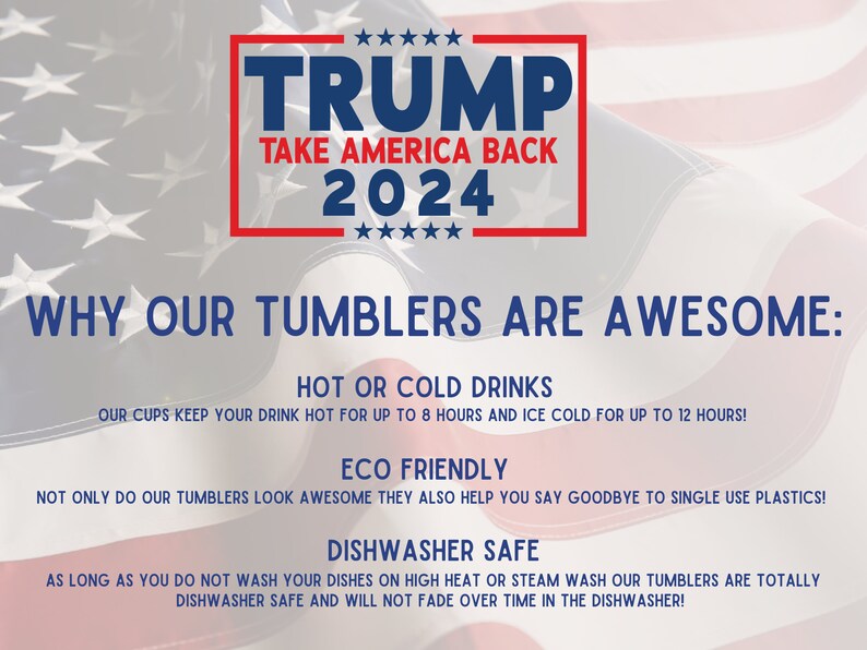 Terminator Trump Tumbler Funny Trump Supporter 20 Oz Tumbler MAGA ...