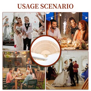 Personalized Hand Fan Wedding/ Custom Sandalwood Hand Fans/ Rustic Fans ...