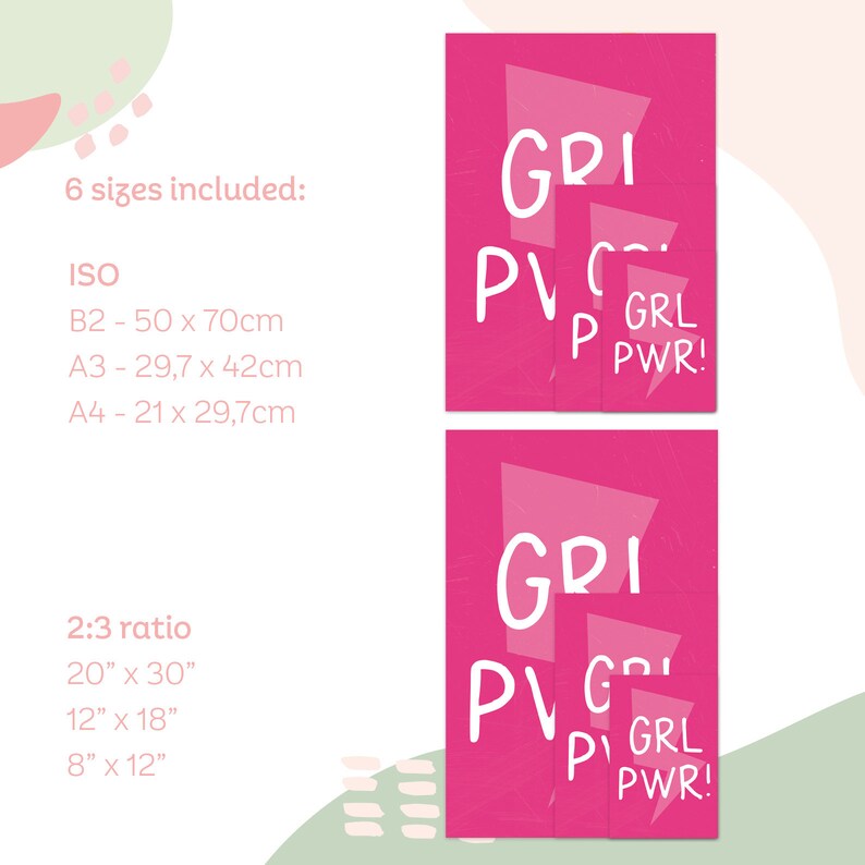 Printable Girl Gang Posters, Set of 3, Girl Power Teens Gallery Wall ...