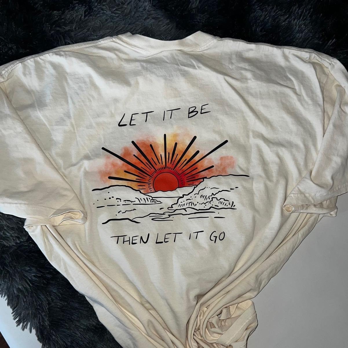 Let It Be Then Let It Go Crewneck Tee - Zach Bryan Inspired - Etsy