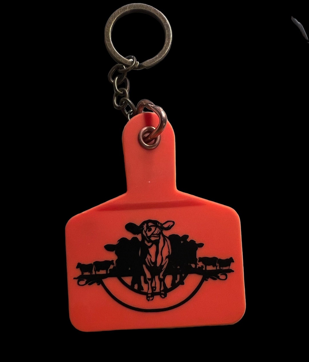 Orange Cattle Tag Keychains, Okstate, Gopokes, Live Orange, Hunting ...